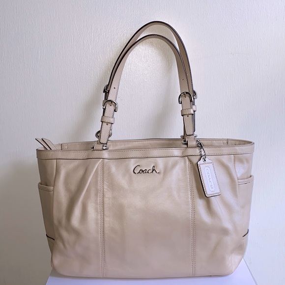 Coach | Bags | Coach Gallery Shimmer Tote Shoulder Bag | Poshmark